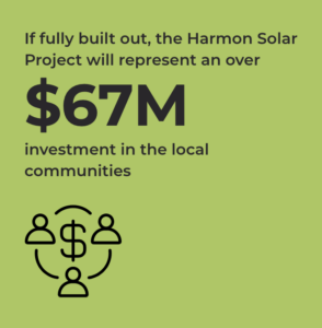 Harmon Solar Project - Community Benefits